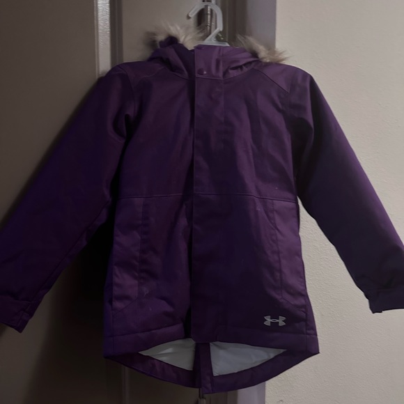 Under Armour | Jackets & Coats | Youth Xs Jtpech Purple Winter Jacket ...